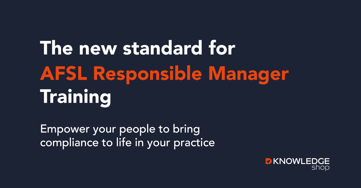 AFSL Responsible Manager