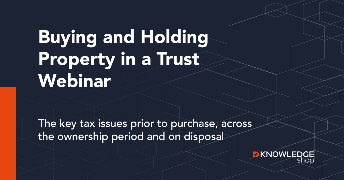 Buying and Holding Property in a Trust
