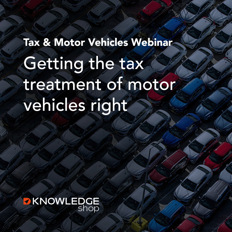 Tax & Motor Vehicles